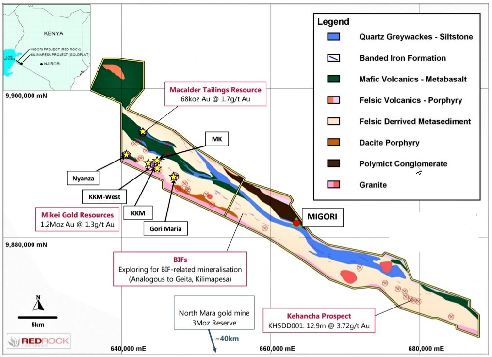 Red Rock starts drilling at Mikei gold project, Kenya - Extractive ...
